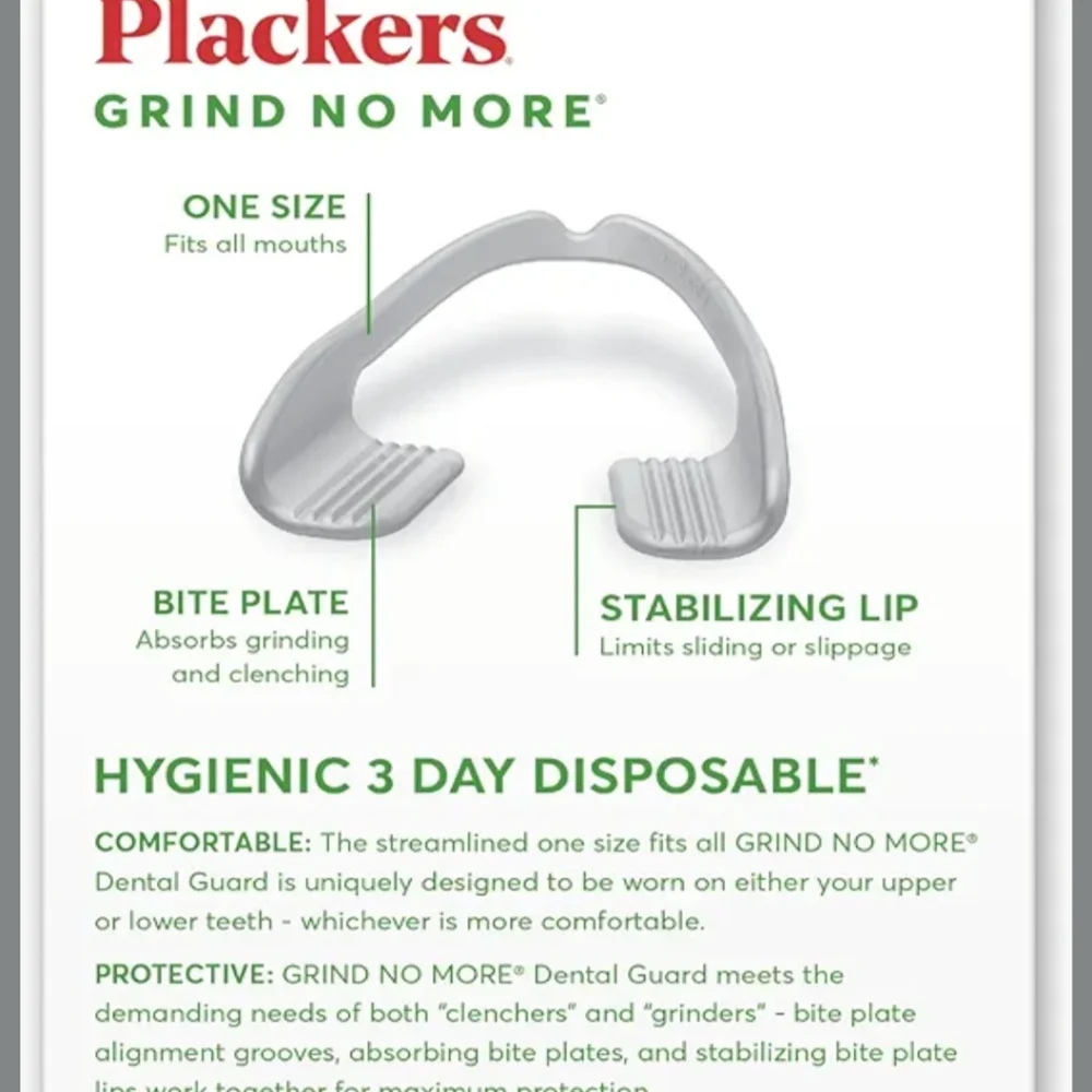 Plackers | Other | Plackers Grind No More Night Guard Nighttime ...